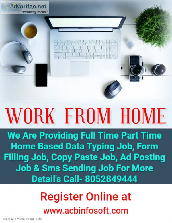 Part time home based data entry typing jobs - INDIA, Chennai Part time home based data entry typing jobs - INDIA, Chennai
